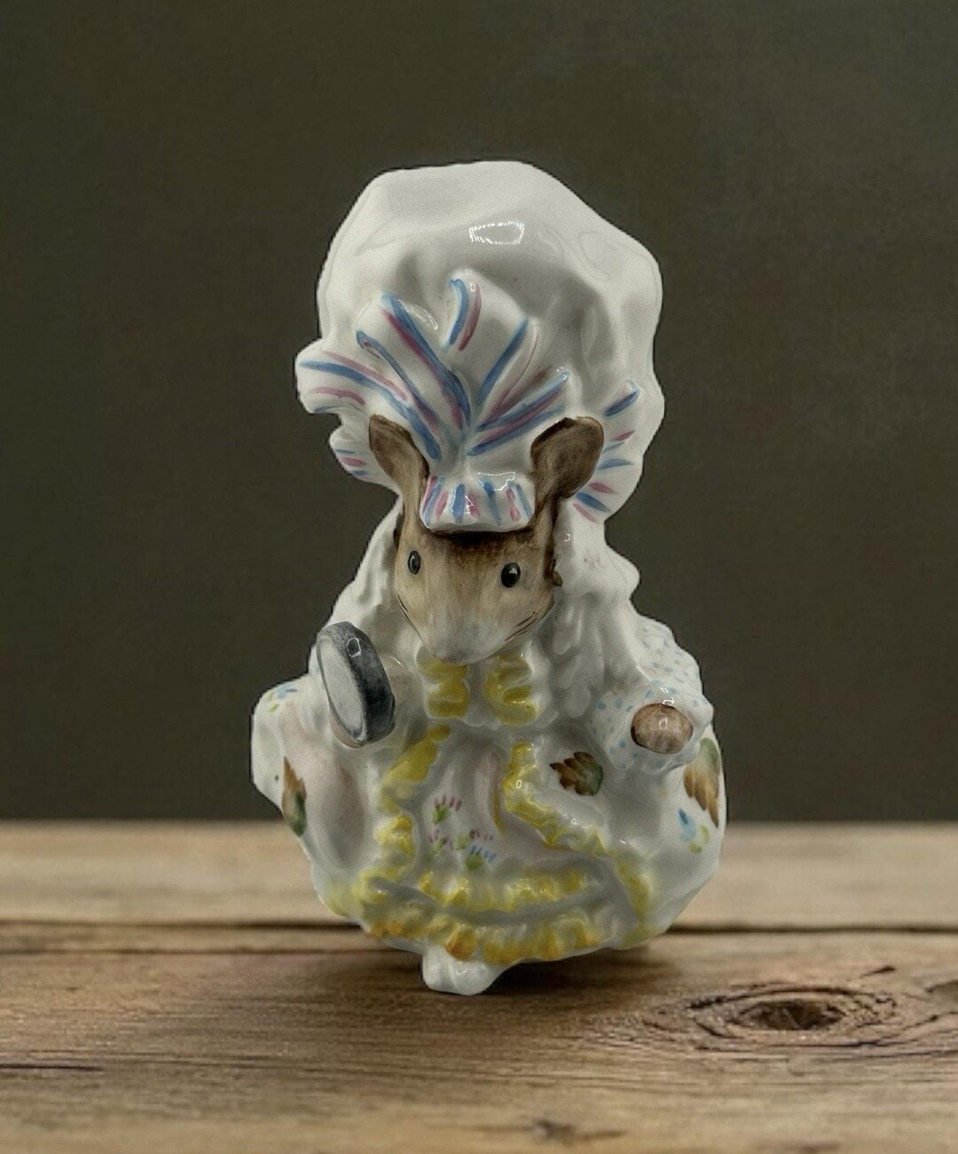 Vintage Beatrix Potter Beswick "lady Mouse" Porcelain Figurine F. Warne ...