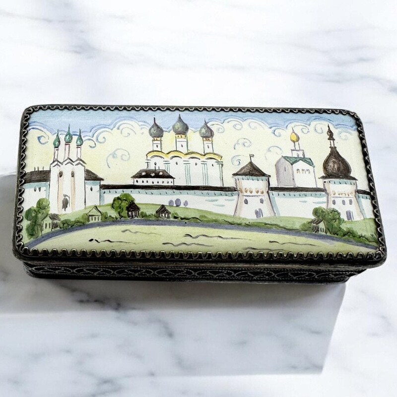 Russian Tin Box - Etsy