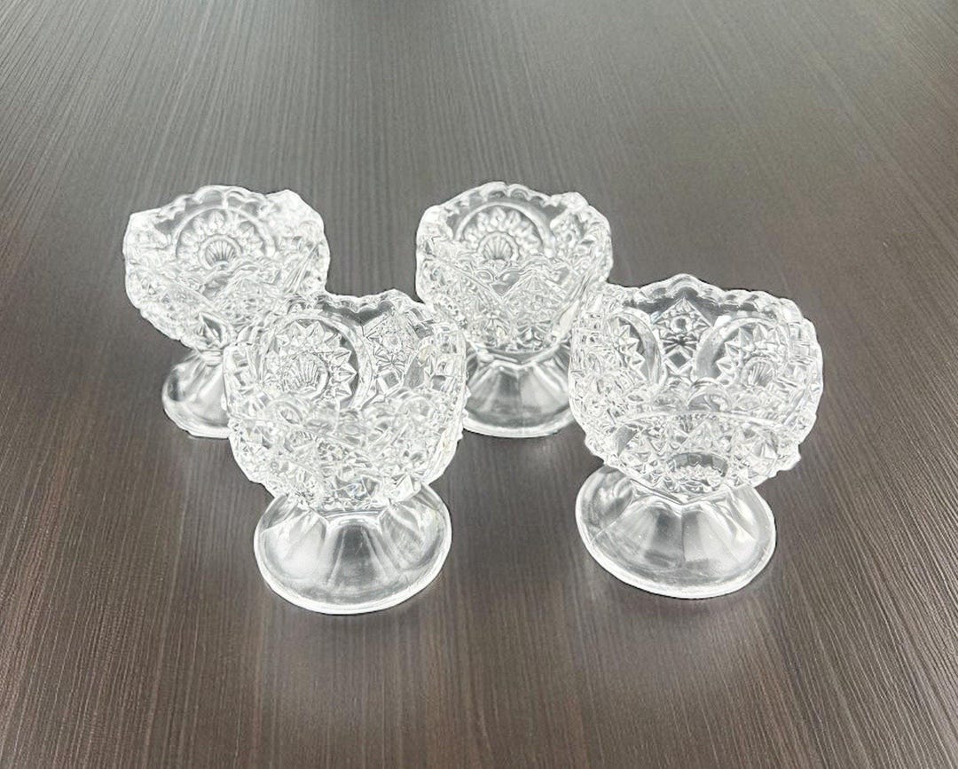 Duncan Miller"homestead" Open Salt Cellar #64 Set of 4 Early 1900s EAPG ...