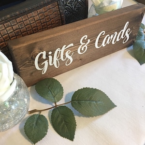 Sign for Gift Table, Wedding Signs, Gift Table Signs, Cards and Gifts ...