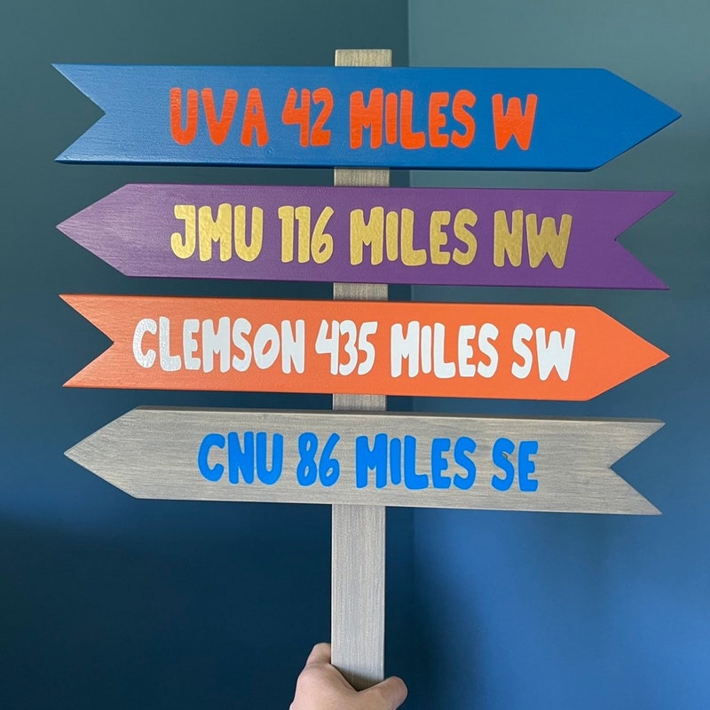 College Arrow Signs - Etsy