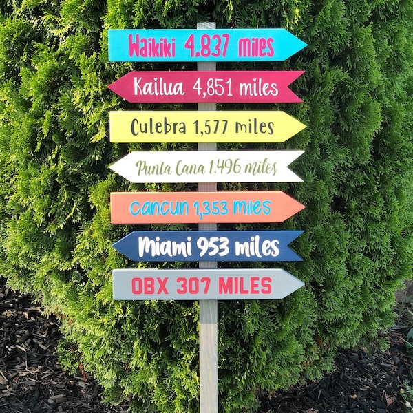 Personalized Directional Signs - Etsy