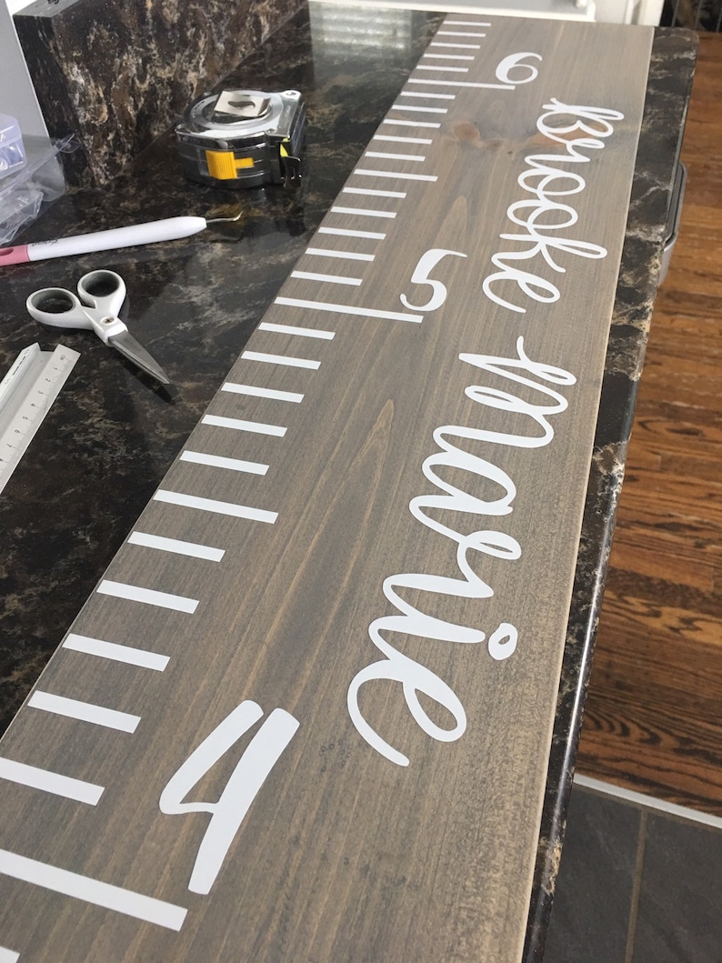 Growth Chart Ruler WIDE Giant Measuring Stick Growth Ruler | Etsy