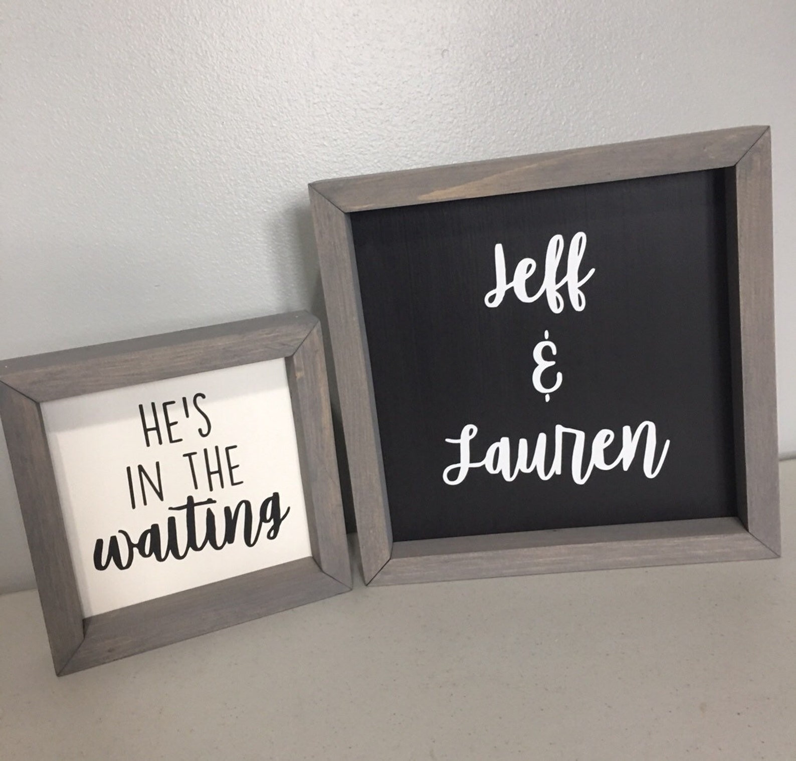 Custom Square Box Sign Personalized Quote Sign Home Decor - Etsy