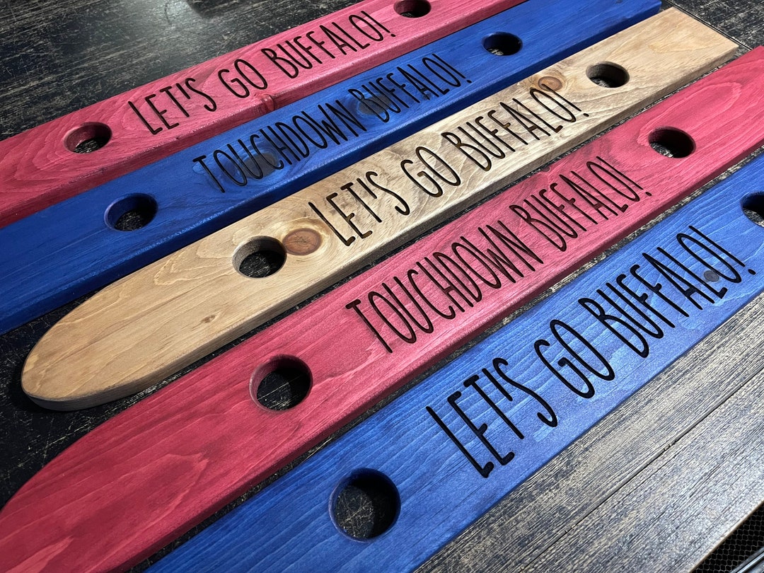 Football Shot Board, 2 Person, Custom Ski, Shot Board, Let’s Go Buffalo ...