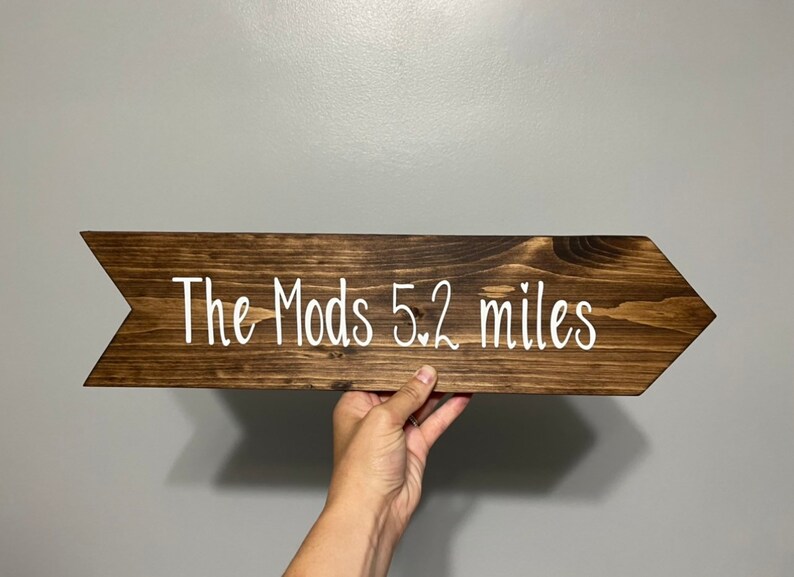 Large Directional Arrows Custom Travel Sign 3.5 - Etsy