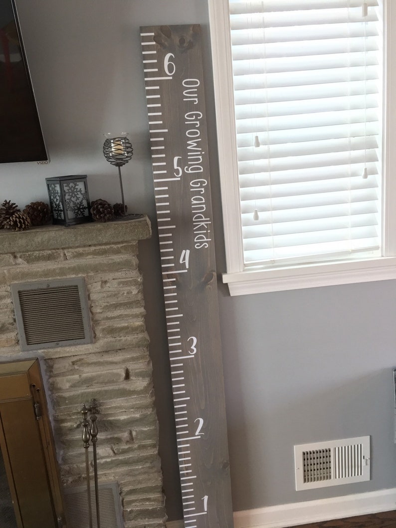 Growth Chart Ruler WIDE Giant Measuring Stick Growth Ruler | Etsy