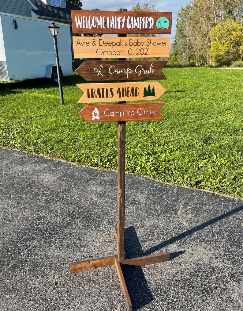 Free Standing Post ONLY 28-60 Inch for Custom Travel Signs - Etsy