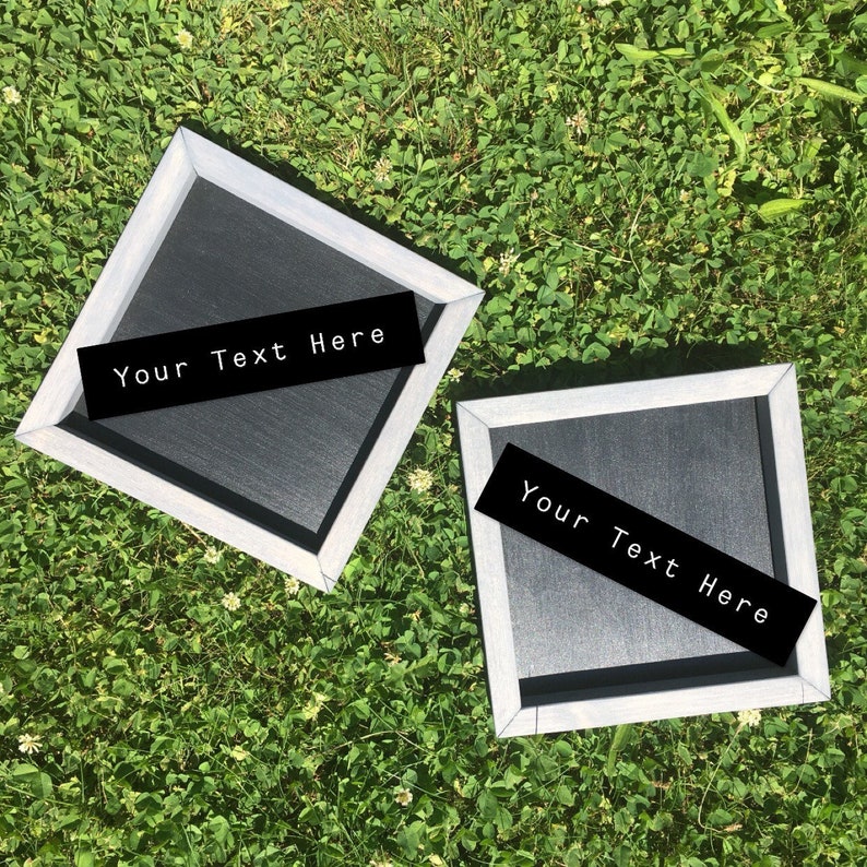 Custom Square Box Sign Personalized Quote Sign Home Decor - Etsy