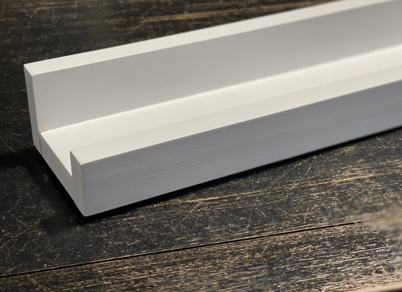 Set of 3 White Floating Ledge Shelf Fill Holes Multipurpose - Etsy