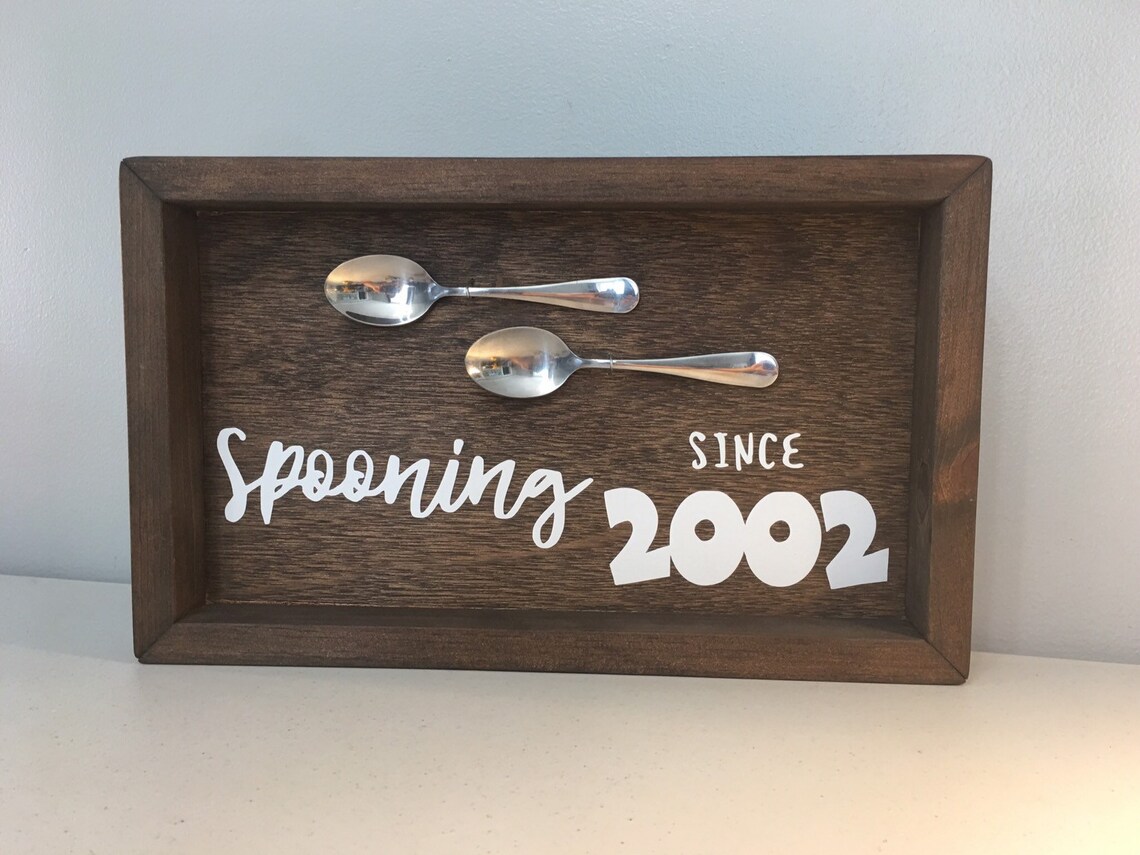 Spooning Box Spooning Since Wedding Gift Shower Gift - Etsy