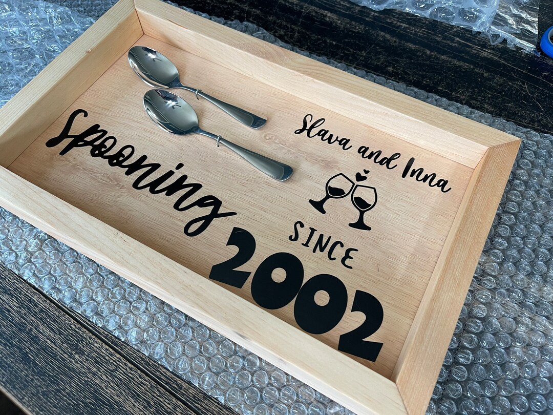 Spooning Box, Spooning Since, Wedding Gift, Shower Gift, Anniversary ...