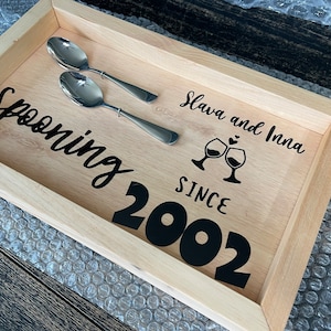 Spooning Box, Spooning Since, Wedding Gift, Shower Gift, Anniversary ...
