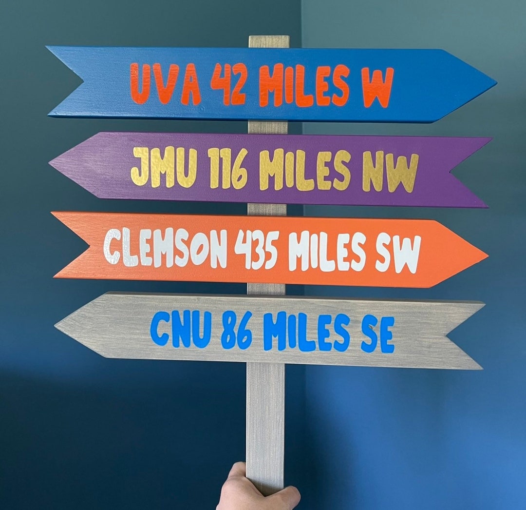 4+ Directional Arrows With Stake, Custom Event, Elementary, High School ...