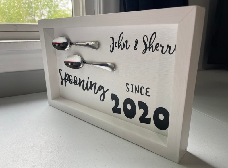 Spooning Box, Spooning Since, Wedding Gift, Shower Gift, Anniversary ...