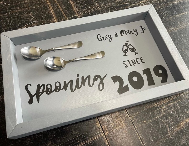 Spooning Box, Spooning Since, Wedding Gift, Shower Gift, Anniversary ...