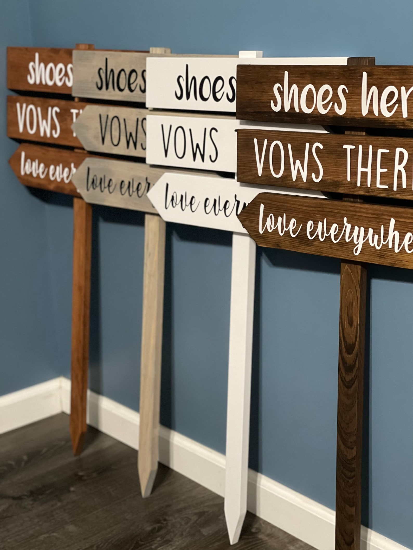 Shoes Here Vows There Love Everywhere Beach Wedding Sign | Etsy