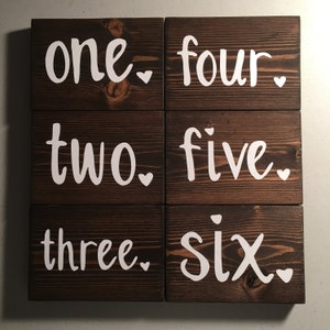 Table Numbers 3.5"x5" SINGLE SIDED, Wedding Decor, Shower Decor, Event ...