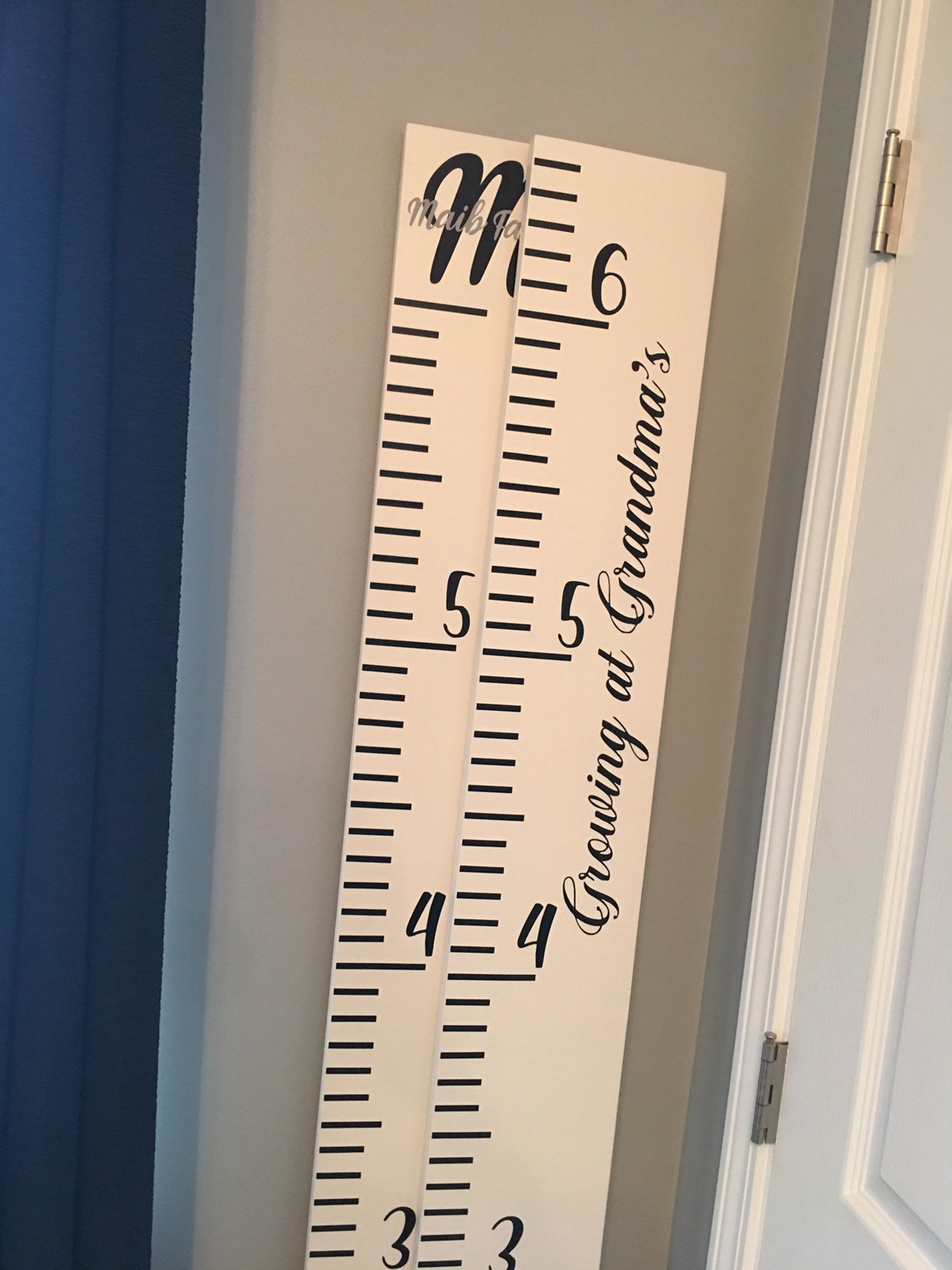 Growth Chart Ruler WIDE Giant Measuring Stick Growth Ruler | Etsy