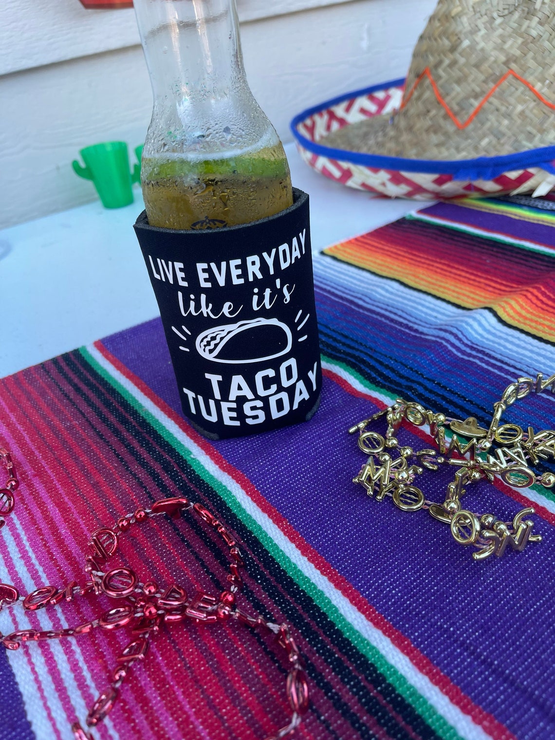 Taco Tuesday Beer Can Cooler Drink Hugger Can Sleeve - Etsy