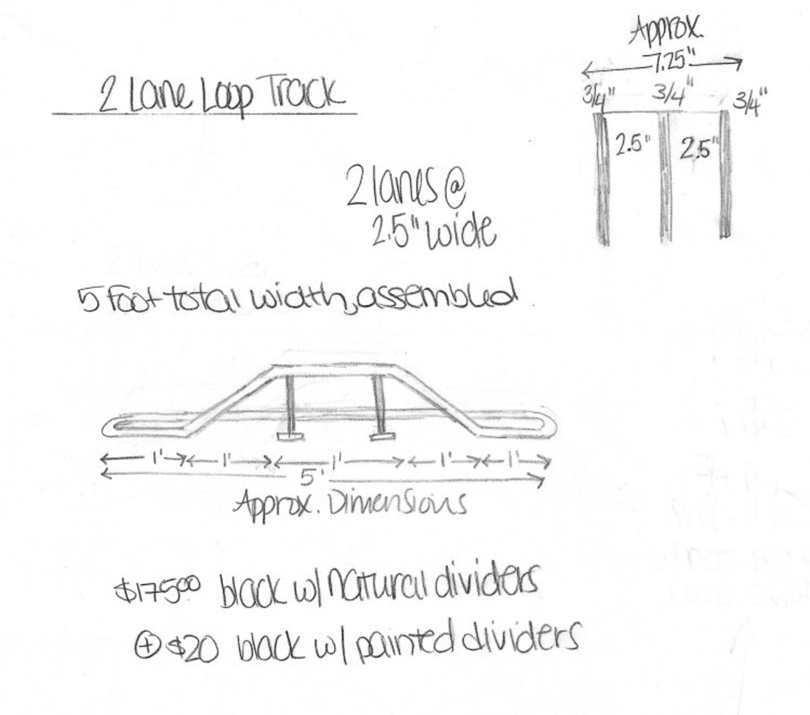 Kids 2 Lane Loop Track Wood Race Car Track Road Hot Wheels - Etsy