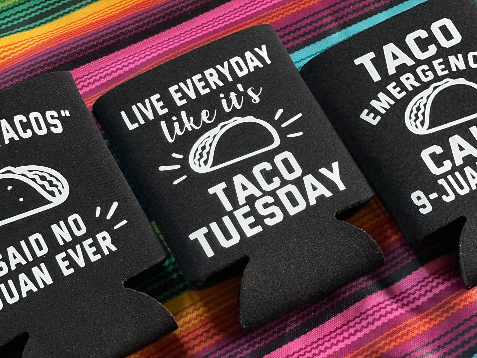 Taco Tuesday Beer Can Cooler Drink Hugger Can Sleeve - Etsy