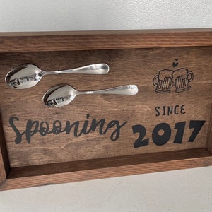 Spooning Box, Spooning Since, Wedding Gift, Shower Gift, Anniversary ...