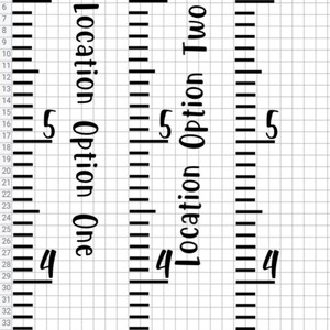 Growth Chart Ruler, WIDE, Giant Measuring Stick, Growth Ruler, Family ...