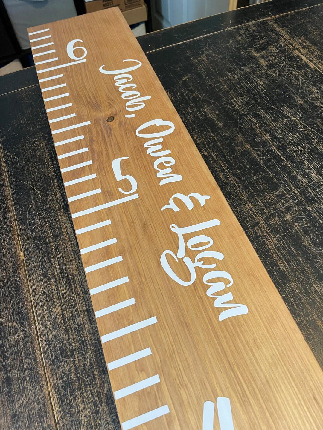 Growth Chart Ruler WIDE Giant Measuring Stick Growth Ruler - Etsy