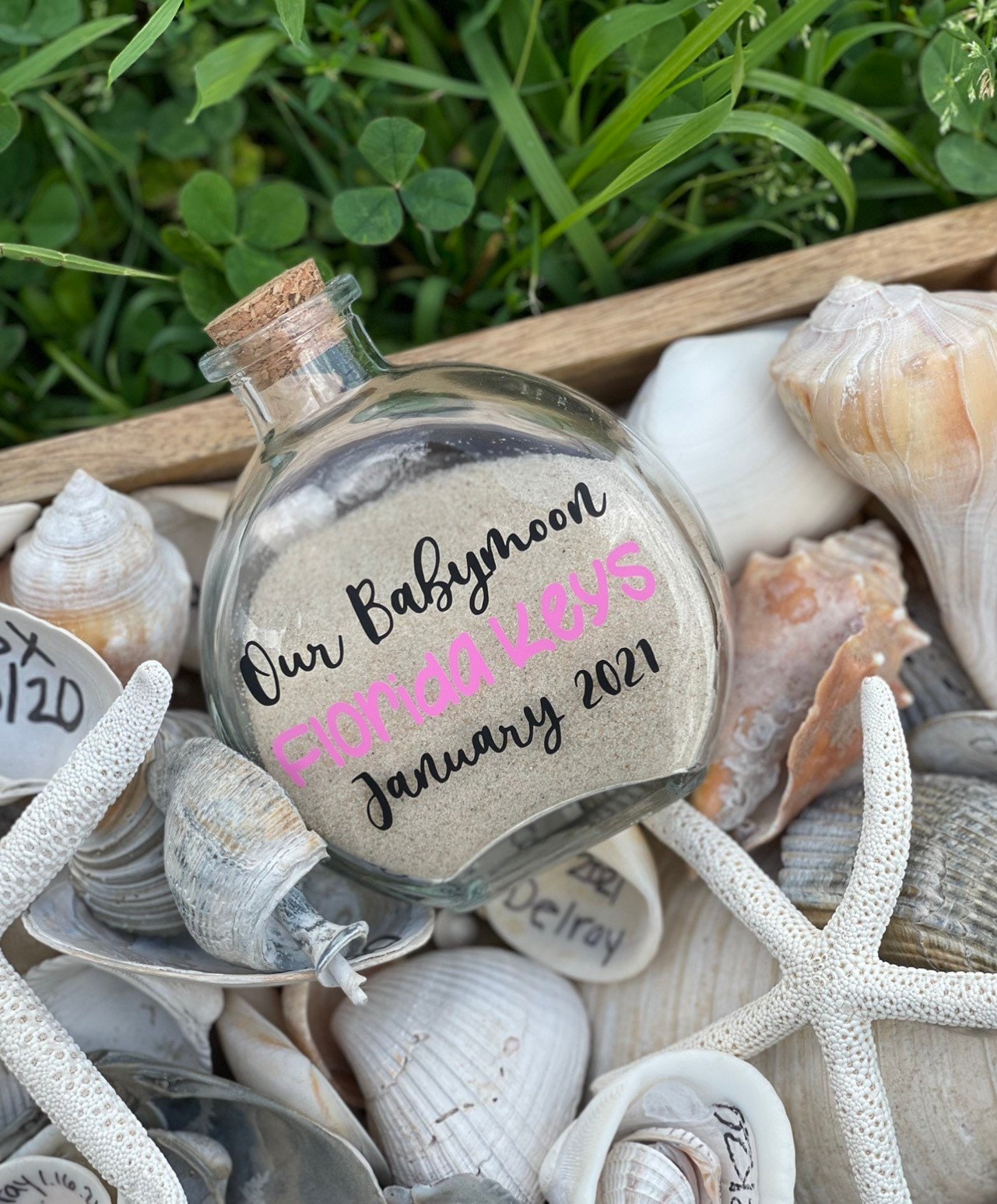 Wedding Sand Jar, Sand Holder, Keepsake Jar, Anniversary Keepsake ...