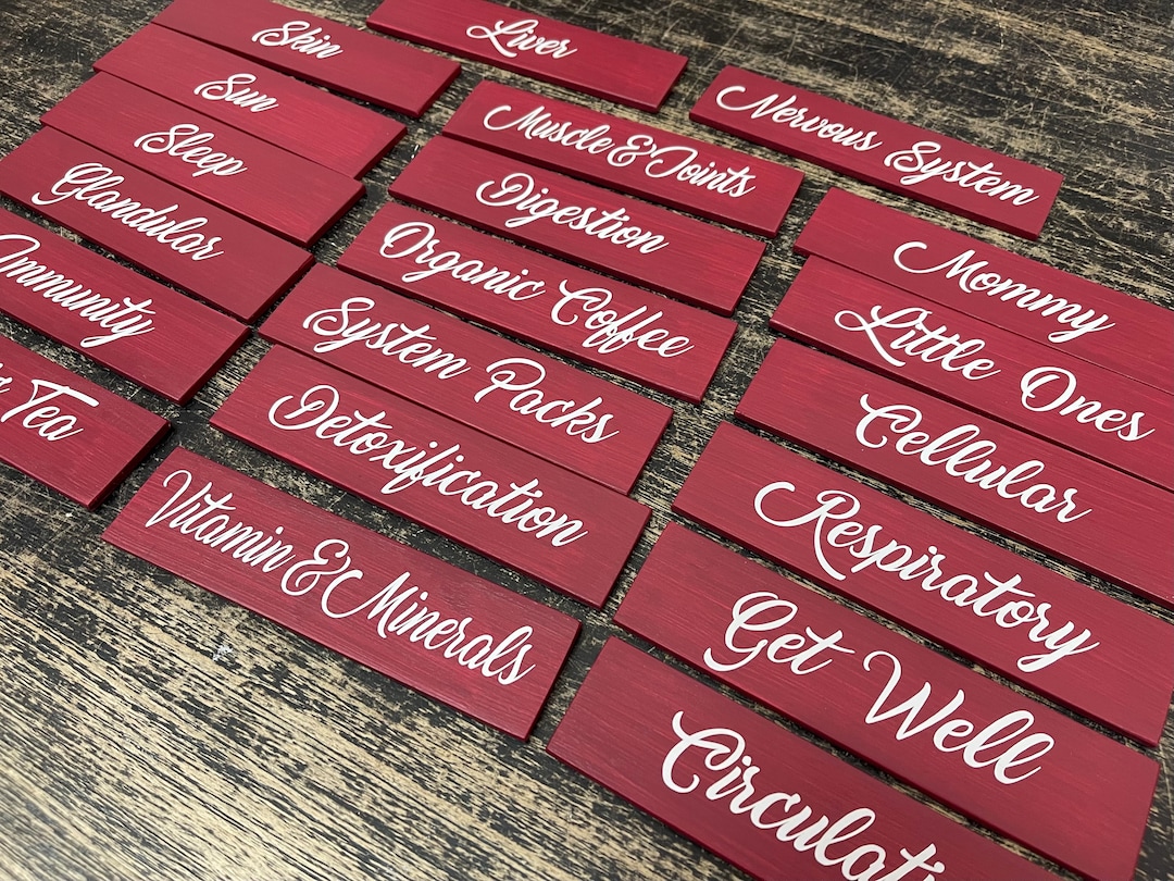 Product Tag, 1.5x6 Inch Custom Shelf Sign, Business Signage, Shelf ...