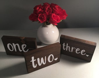 Bulk Table Numbers 3.5x5 DOUBLE SIDED Wedding | Etsy