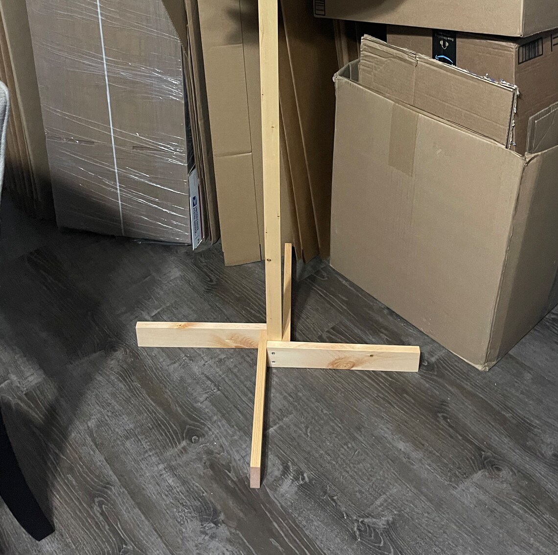 Free Standing Post ONLY, 28-60 Inch, Unfinished or Stained, for Custom ...