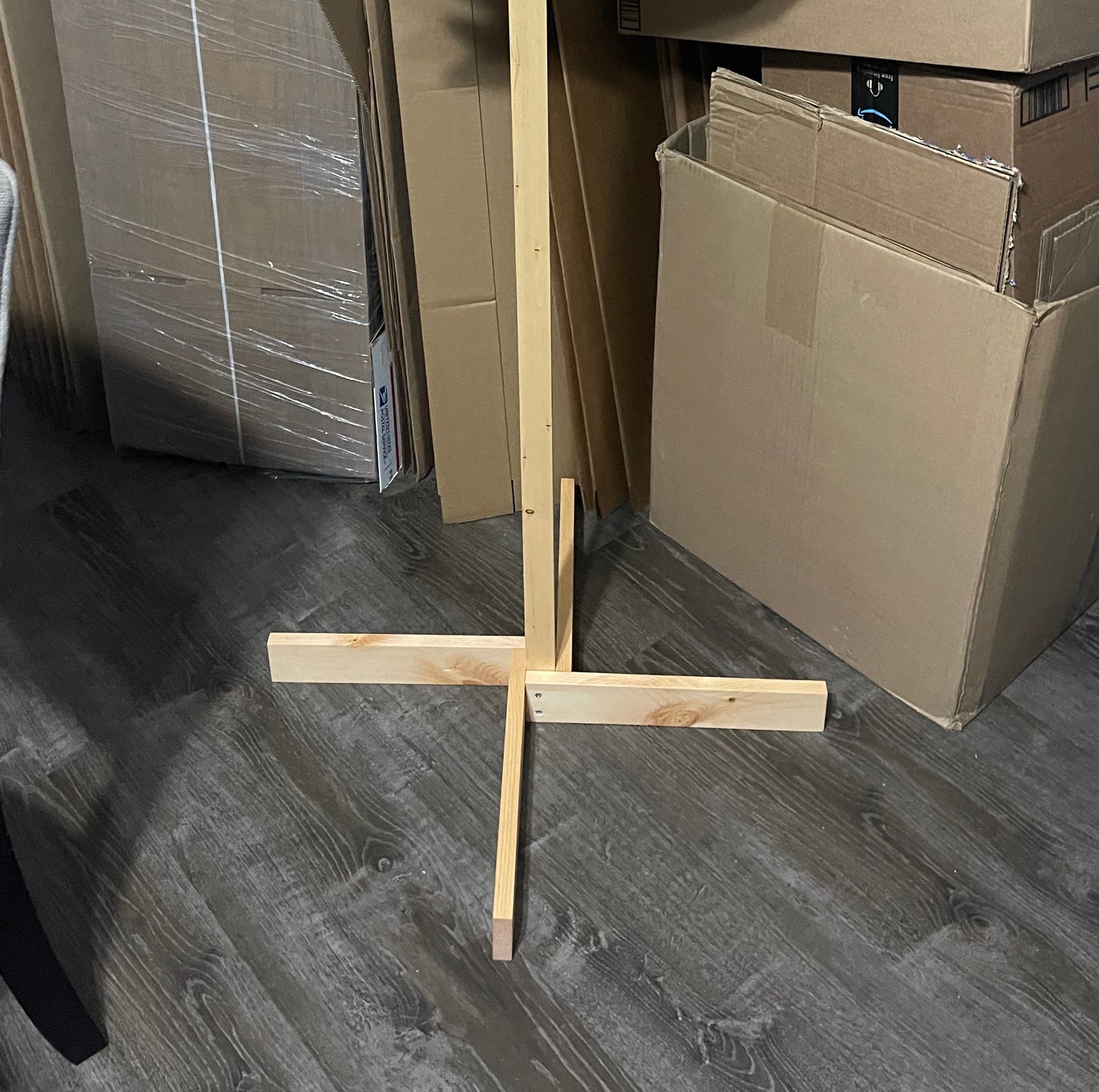 Free Standing Post ONLY, 28-60 Inch, Unfinished or Stained, for Custom ...