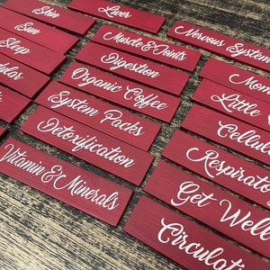 Product Tag, 6-12 Inch Custom Shelf Sign, Business Signage, Shelf ...