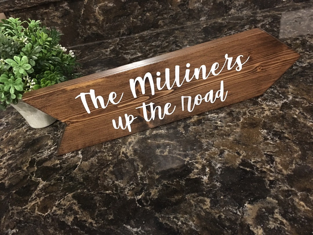 Large Directional Arrows, Custom Travel Sign, 3.5", 4.5", Tiki Bar ...