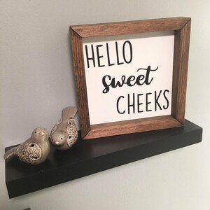 Custom Square Box Sign Personalized Quote Sign Home Decor - Etsy