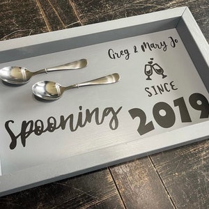 Spooning Box, Spooning Since, Wedding Gift, Shower Gift, Anniversary ...