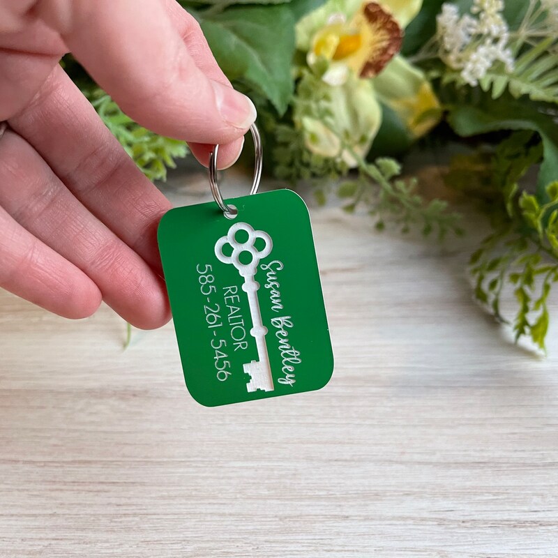 Realtor Key Chain - Etsy