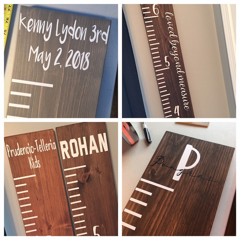 Growth Chart Ruler WIDE Giant Measuring Stick Growth Ruler | Etsy