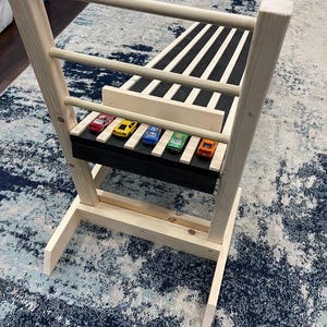 5' Kids Race Car Track + Adjustable Height Stand, 3 or 4 Lanes, 60 ...