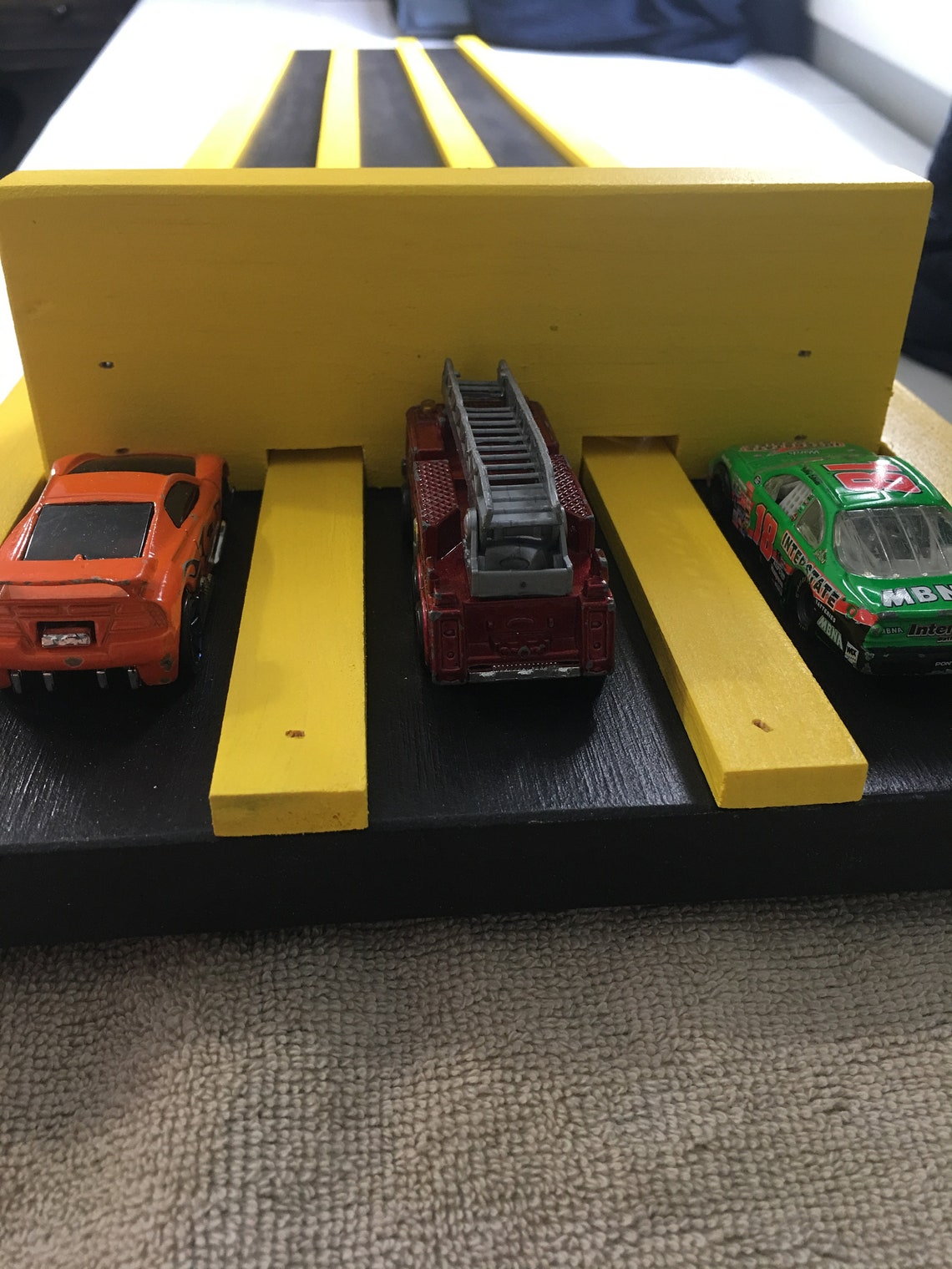 4' Kids Race Car Track 2 or 3 Lane Road 48 - Etsy