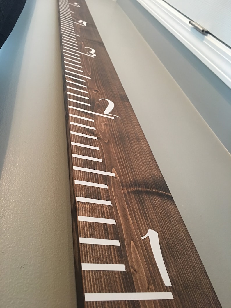 Growth Chart Ruler THIN Giant Measuring Stick Growth Ruler | Etsy