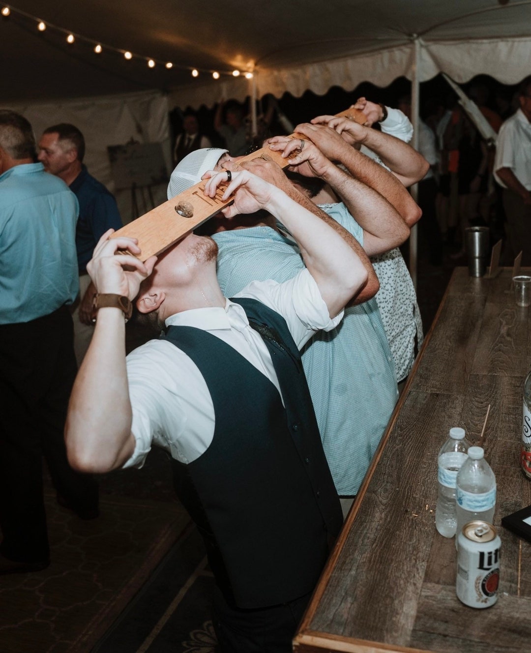 Shot Board, 4 Person Ski, Wedding Shot Board, Ski Shots, Ski Board for ...