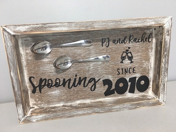 Spooning Box Spooning Since Wedding Gift Shower Gift | Etsy