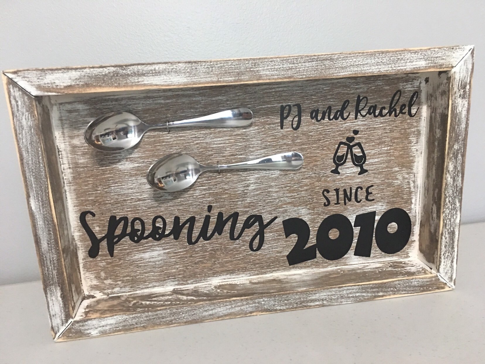Spooning Box, Spooning Since, Wedding Gift, Shower Gift, Anniversary ...