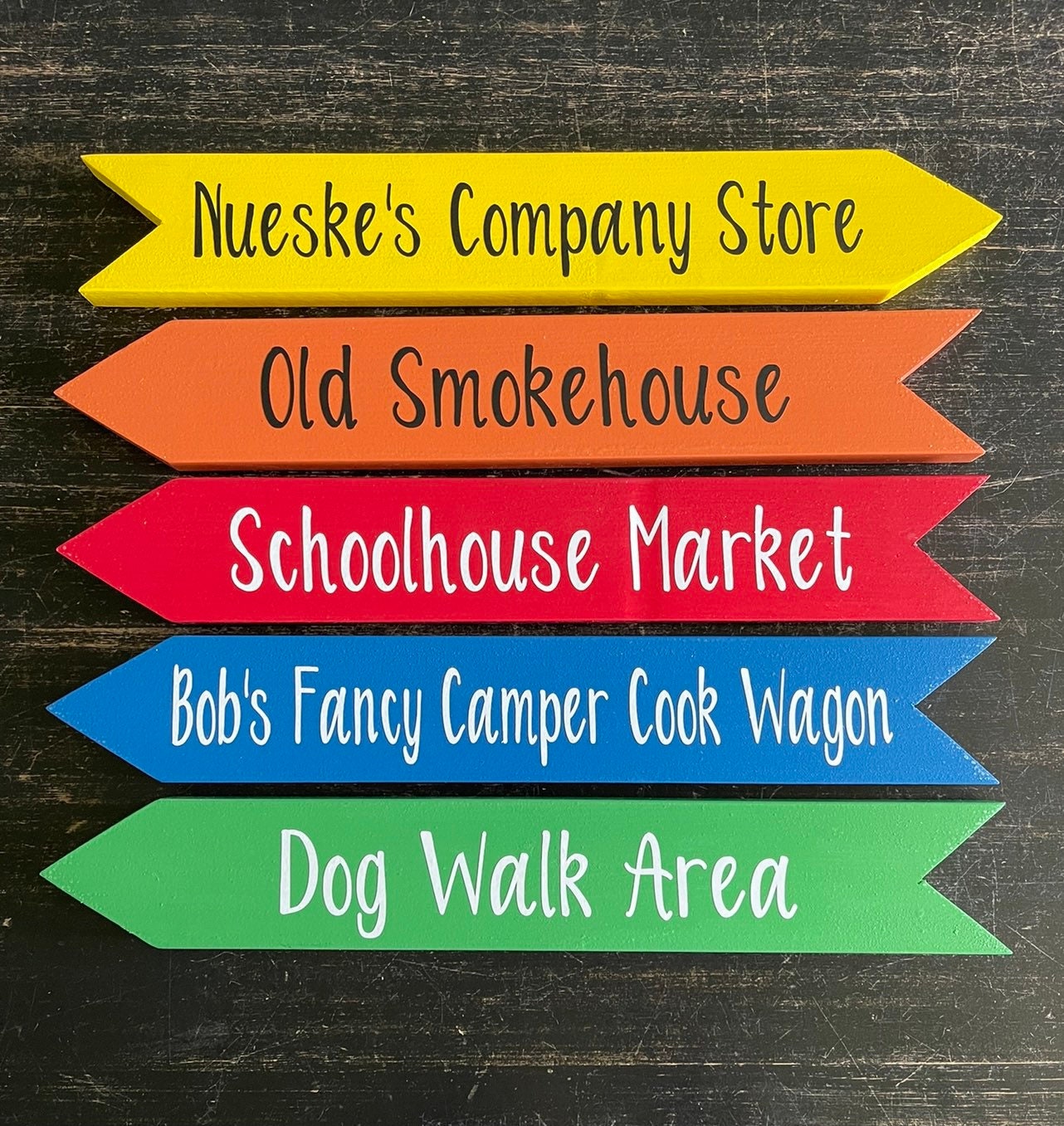 Directional Arrows 16x2.5 White Custom Signs Store Front | Etsy