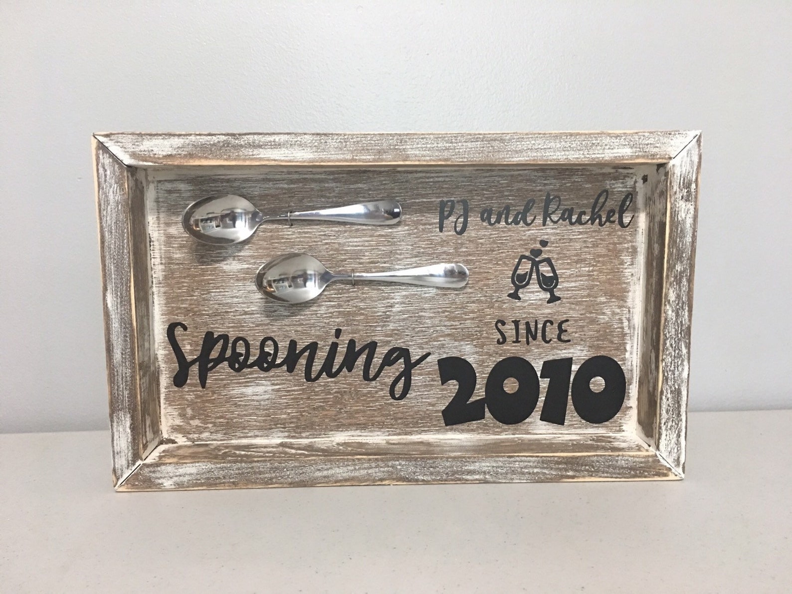 Spooning Box, Spooning Since, Wedding Gift, Shower Gift, Anniversary ...