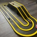 Kids 2 Lane Loop Track, Wood Race Car Track, Road, Hot Wheels, Drag ...