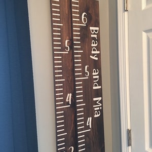 DIY Growth Chart DECAL ONLY, Ruler, Giant Measuring Stick, Growth Ruler Numbers, Giant Ruler ...